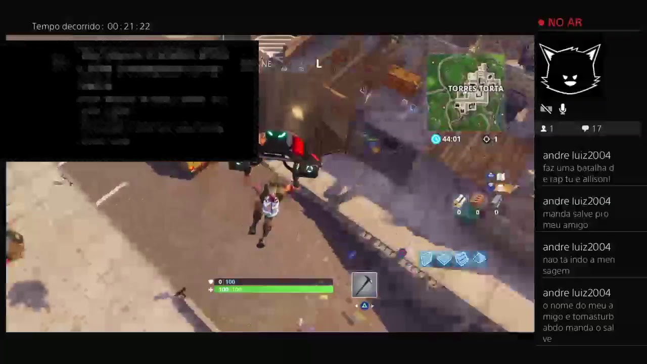 Fortnite jogando com meu o allison dupla - YouTube