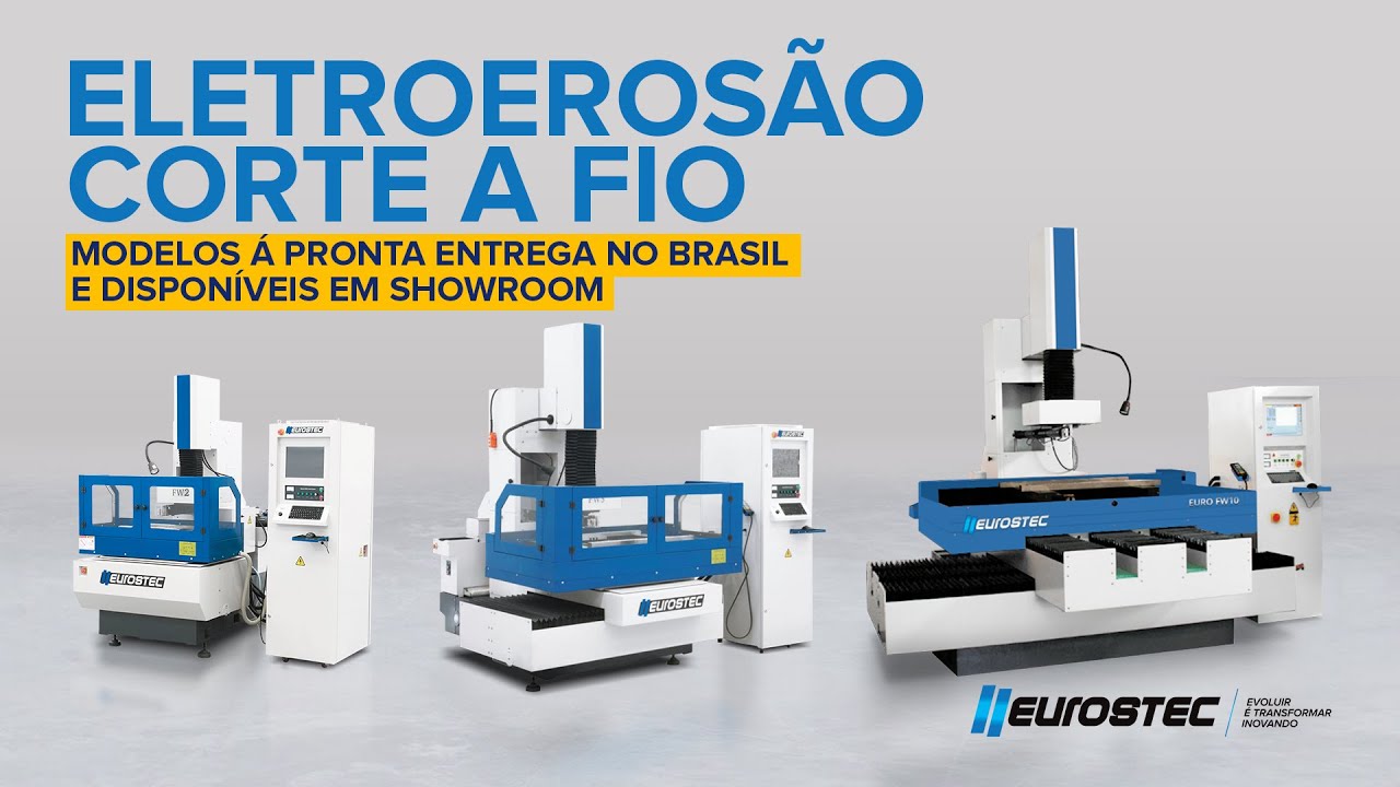 TODA LINHA DE MÁQUINAS DE ELETROEROSÃO CORTE A FIO À PRONTA-ENTREGA ...