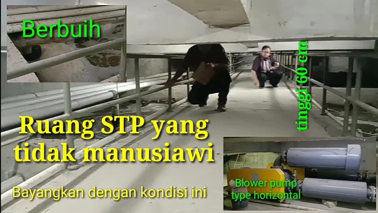 Sistem stp bio aeration yang tidak terawat - YouTube