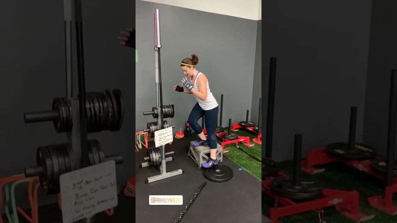 Heel Elevated Single Leg Step Down - YouTube