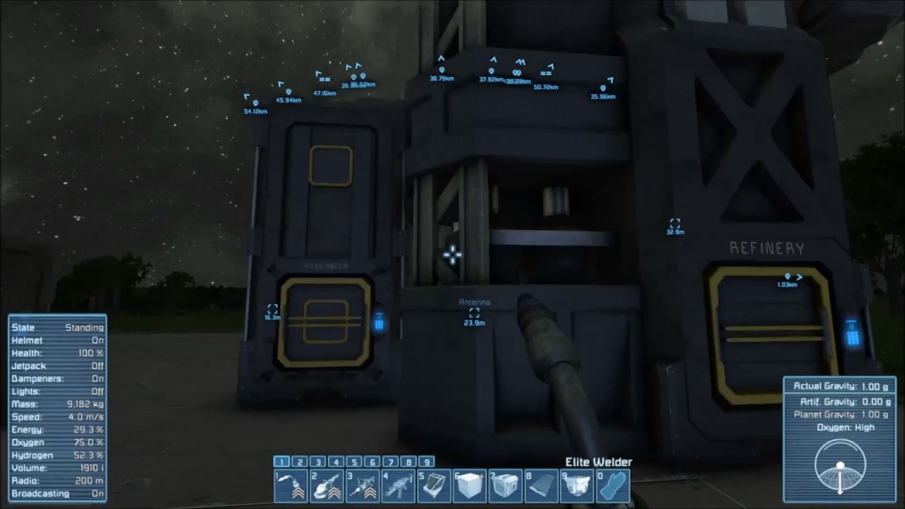 Space Engineers Survival Ita - 09 - Moduli Refinery Assembler ...