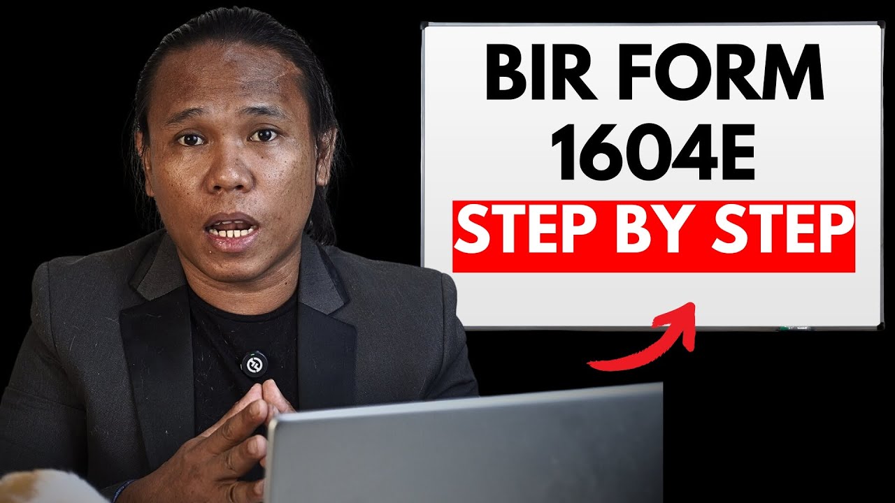 How to Submit BIR Form No. 1604E Online (Step-by-step tutorial) 😲 - YouTube