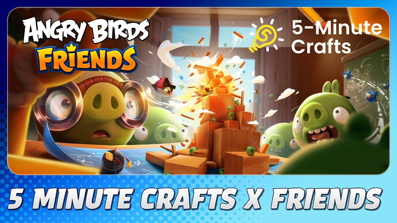 DIY Fun! Crafting an epic outdoor game with Angry Birds Friends 🤩 - YouTube
