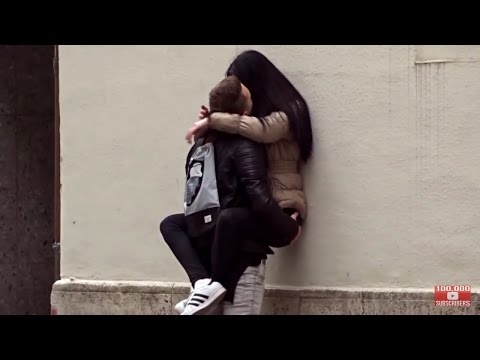 Kissing prank video 2017 very hot