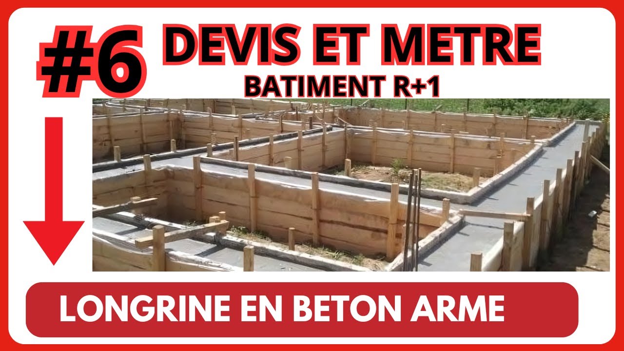#6 FORMATION DEVIS ET METRE BATIMENT R+1:Comment calculer les MATERIAUX ...