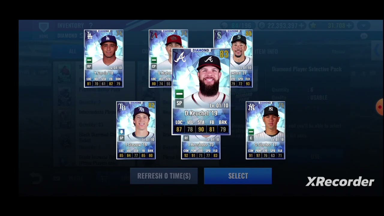 Working On New Black Diamond Vintage SS From Player Draw Event! MLB 9 ...