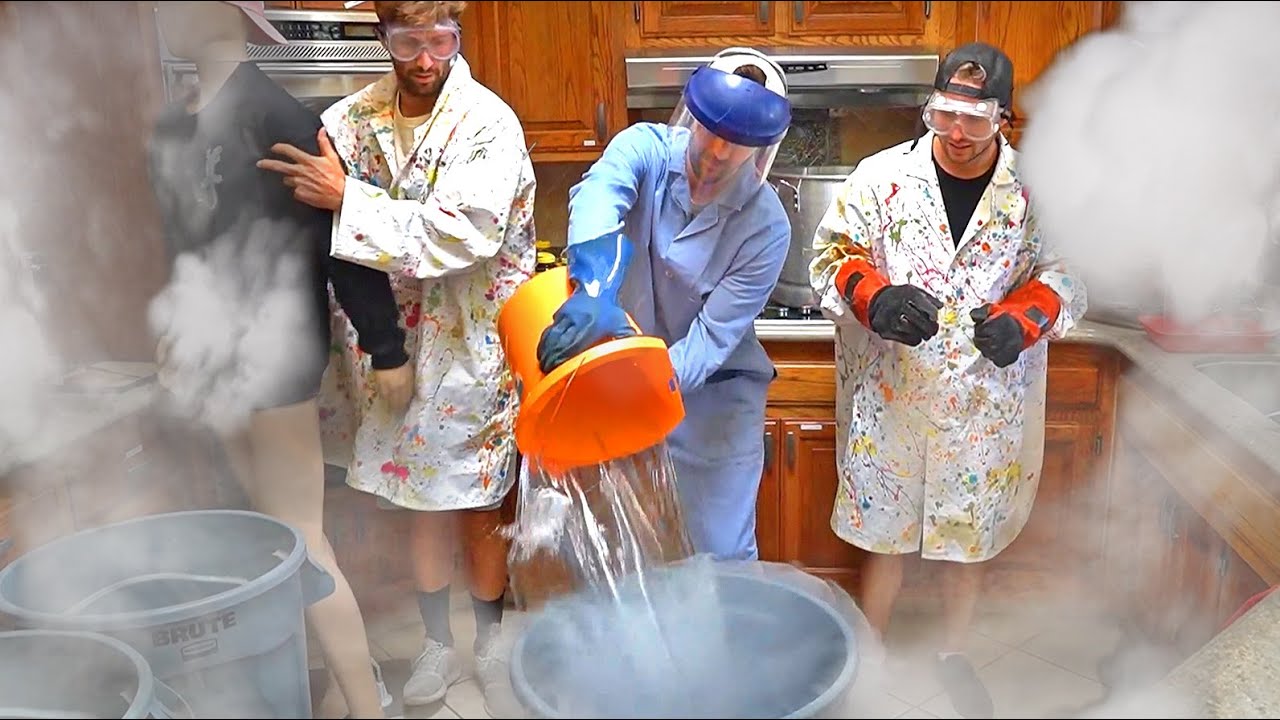 Worlds Largest Dry Ice Explosion! - YouTube