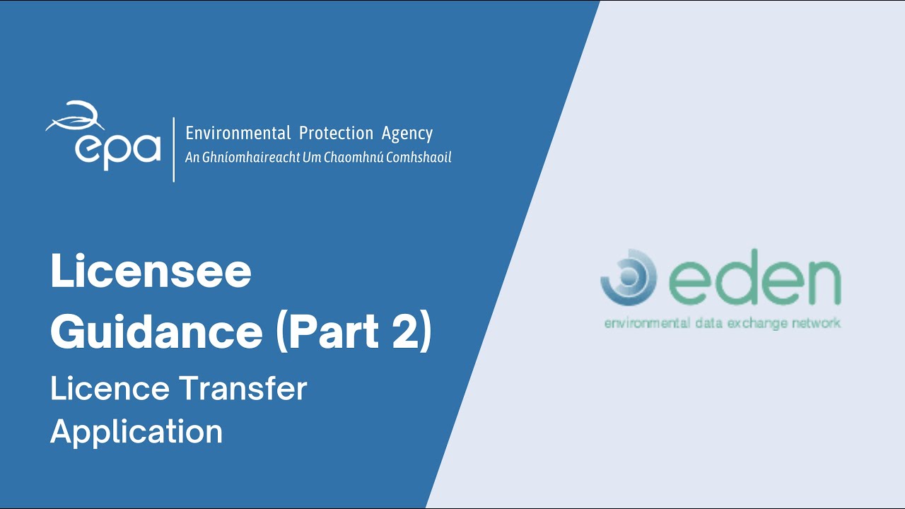 Licensee Guidance (Part 2) for completion of Licence Transfer ...