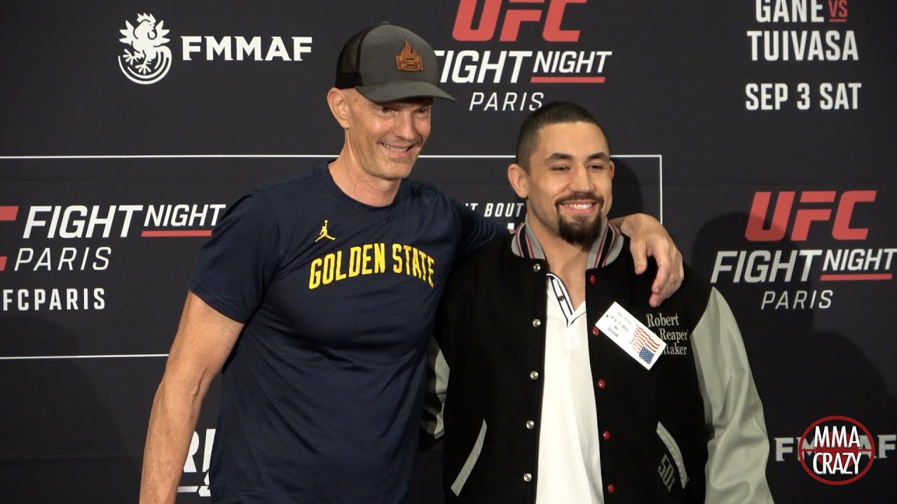 Robert Whittaker receives USADA jacket from Jeff Novitsky for 50 clean ...