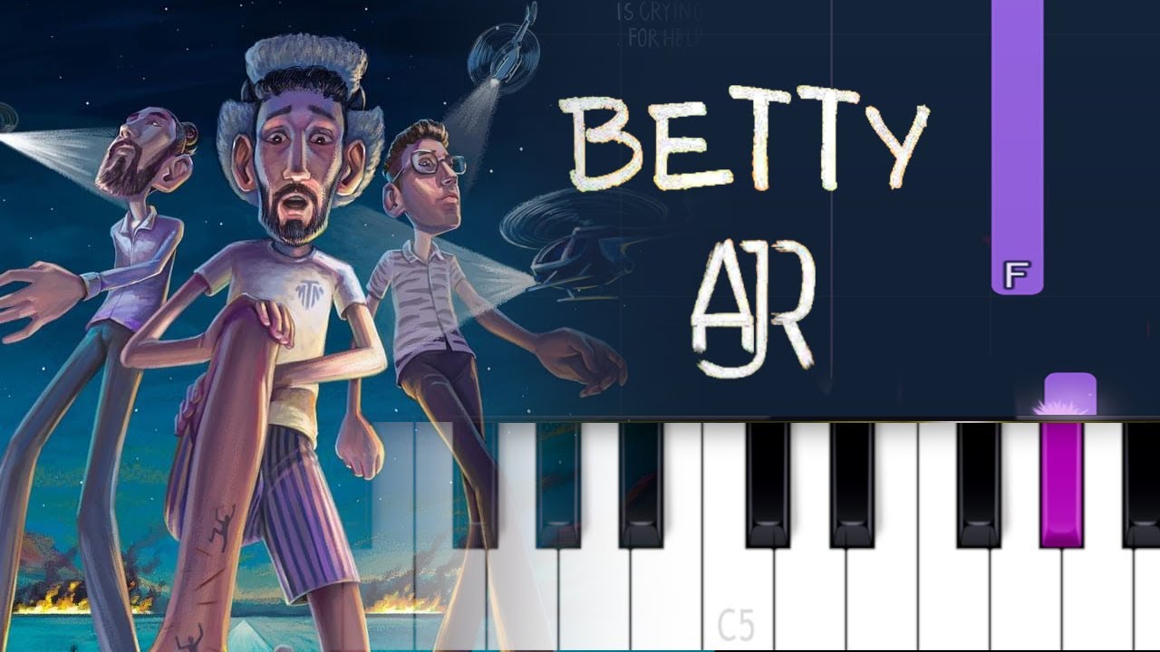 AJR - Betty (Piano tutorial) - YouTube