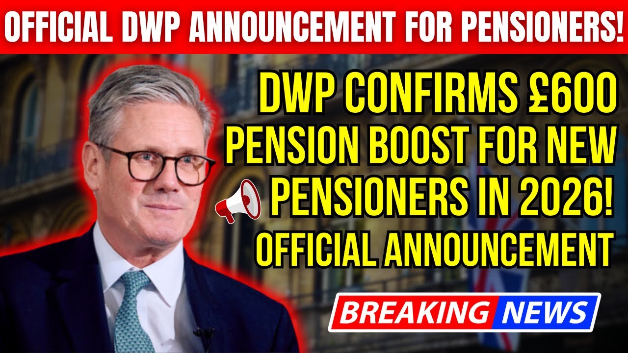 DWP Confirms £600 Boost for New Pensioners in 2026 – Official ...