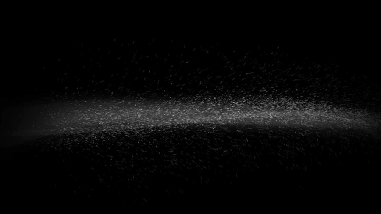 White Particles Black Screen - YouTube