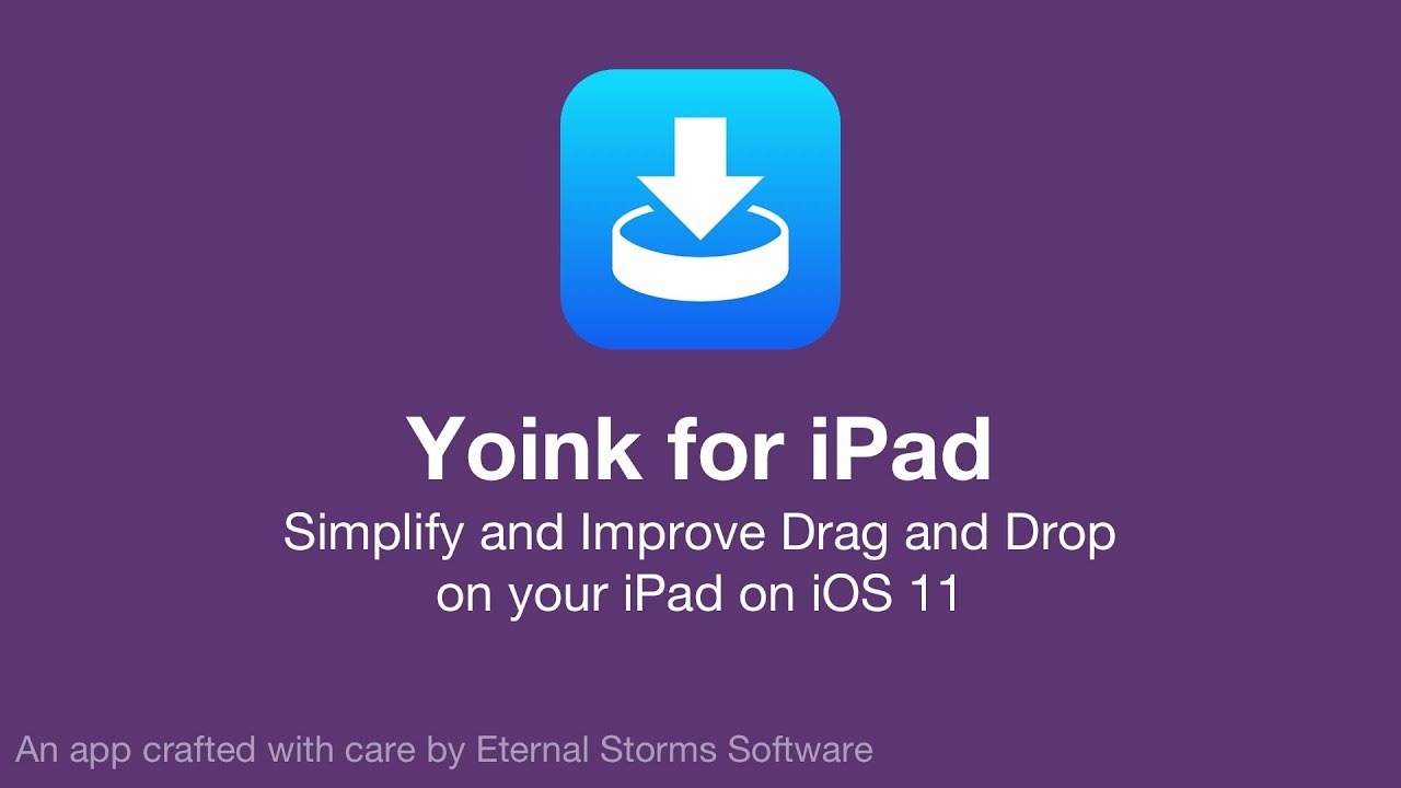 Yoink for iPad - App Preview Video - "Drag Out" - YouTube
