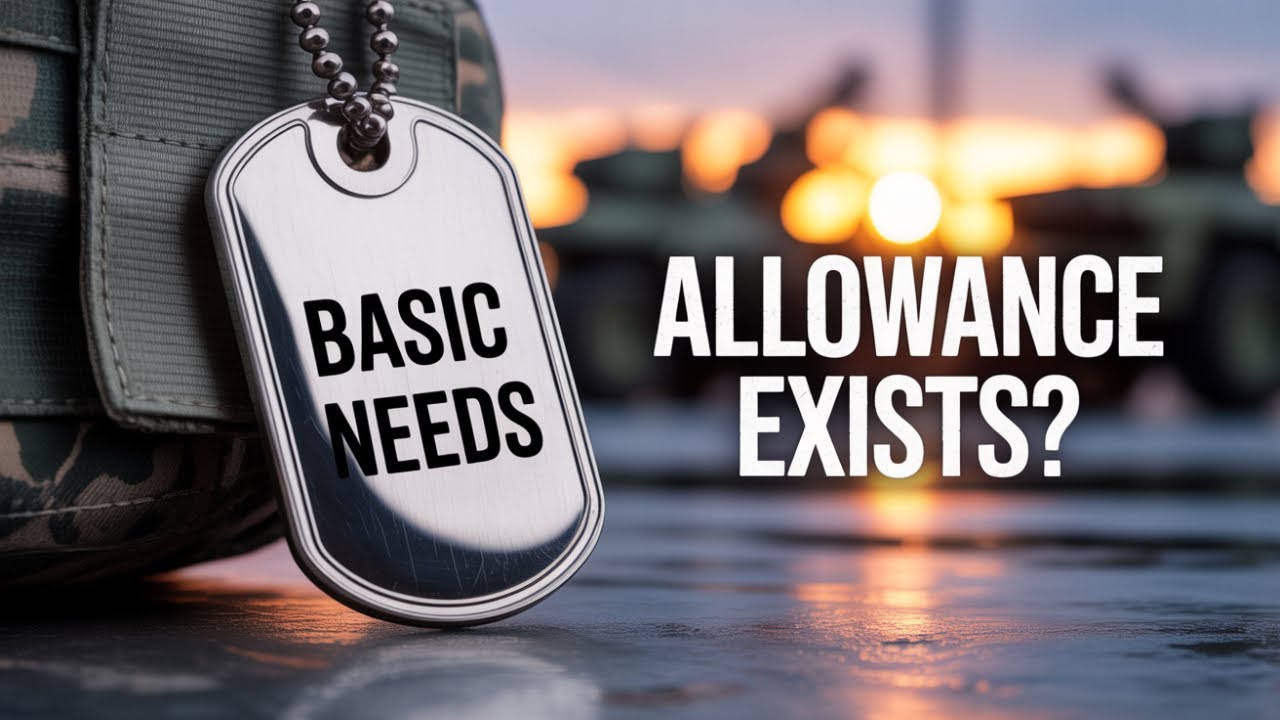 How The Military's BASIC NEEDS ALLOWANCE Will Pay Your Bills - YouTube