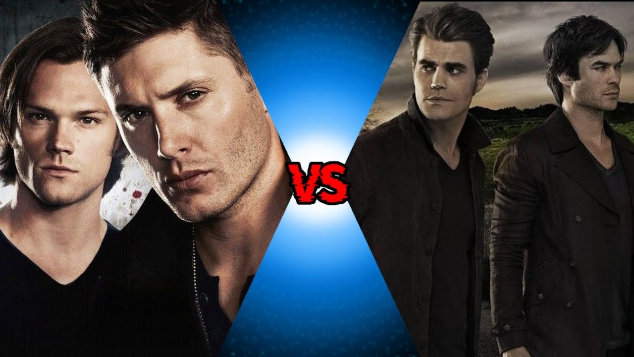 SAM & DEAN WINCHESTER VS DAMON & STEFAN SALVATORE!! | Batalha Lendária ...