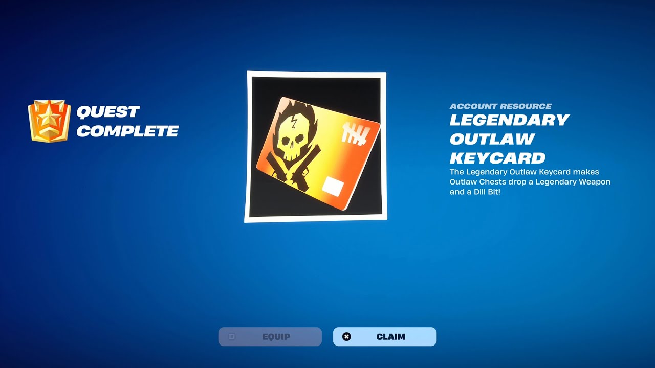 How to EASILY Get Legendary Outlaw Keycard in Fortnite locations Quest ...