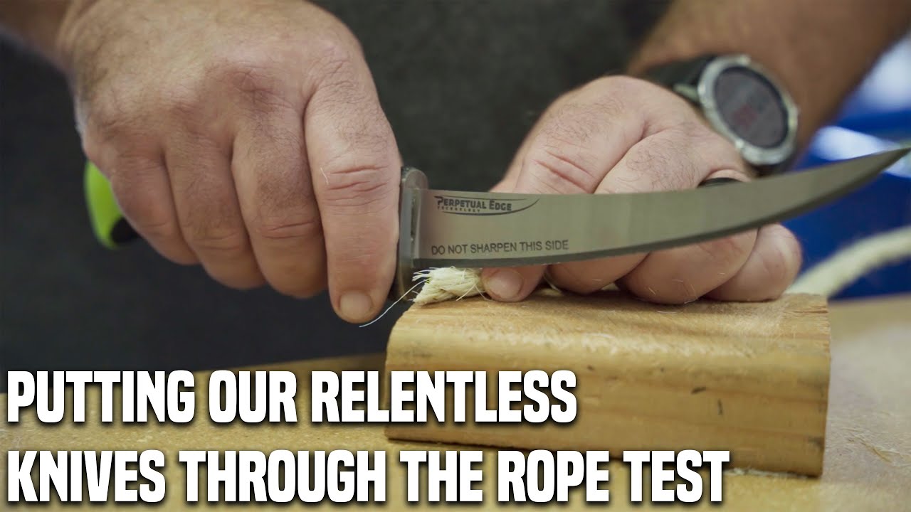 Putting Our Relentless Knives Through The Rope Test | Relentless Knives ...
