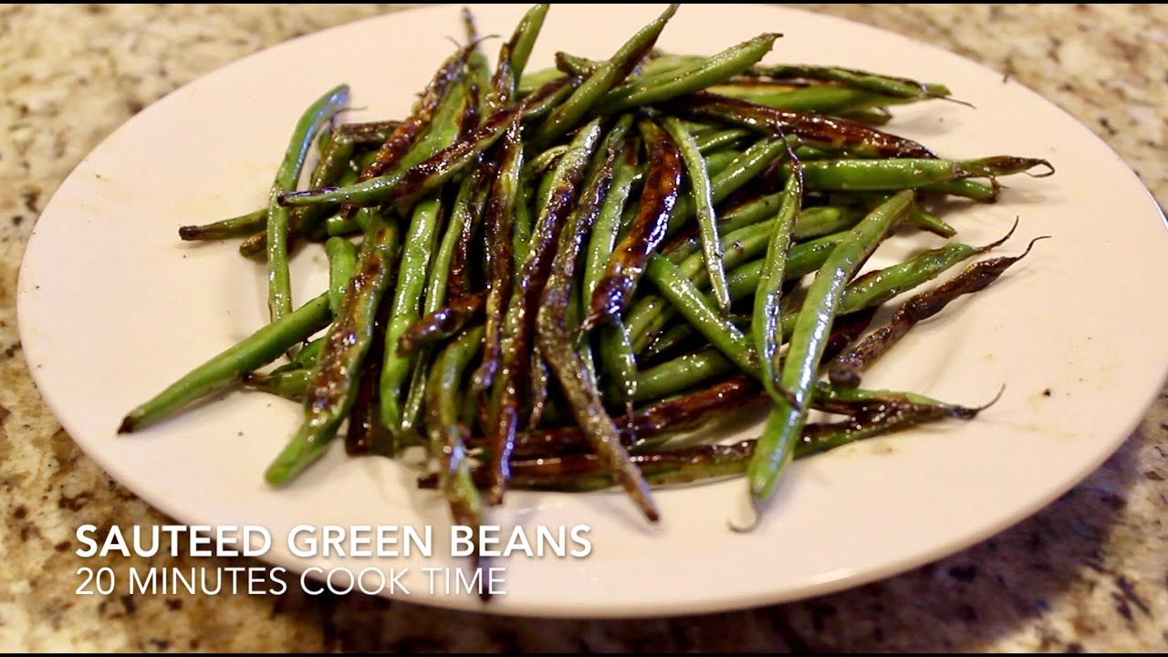 Sauteed French Green Beans - YouTube