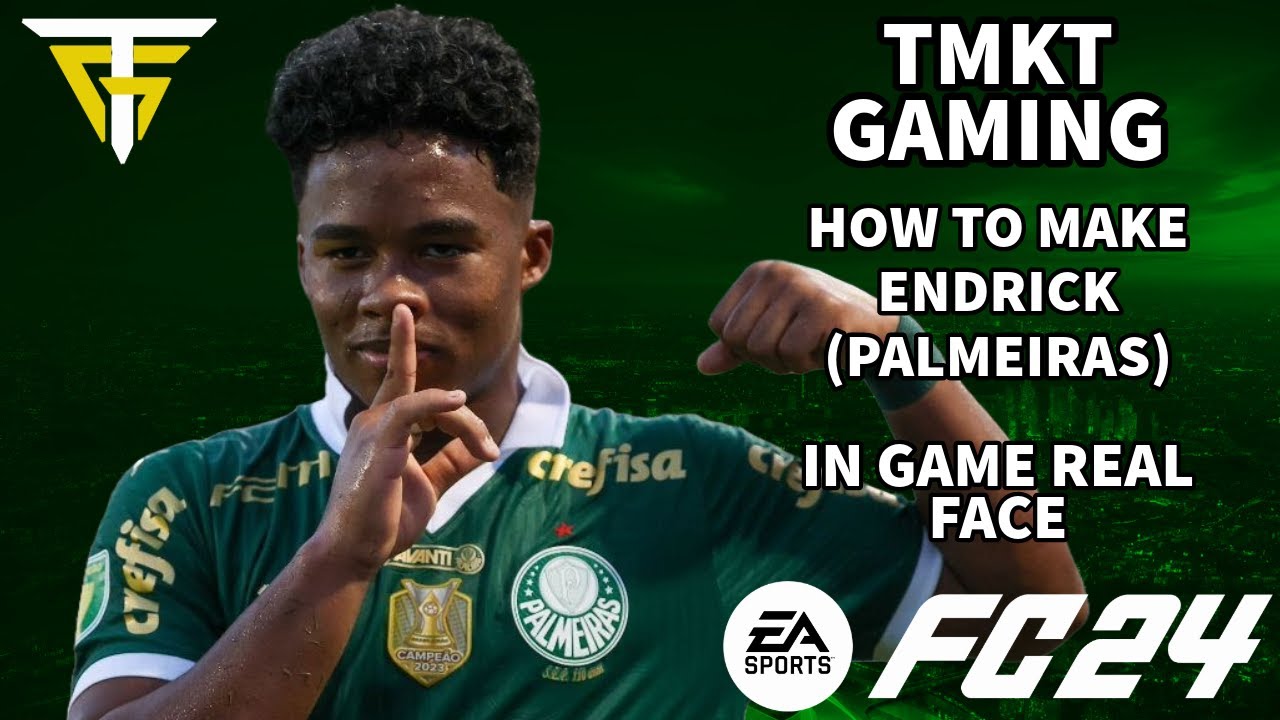 EA FC 24 - How To Make Endrick (Palmeiras) - In Game Real Face! - YouTube