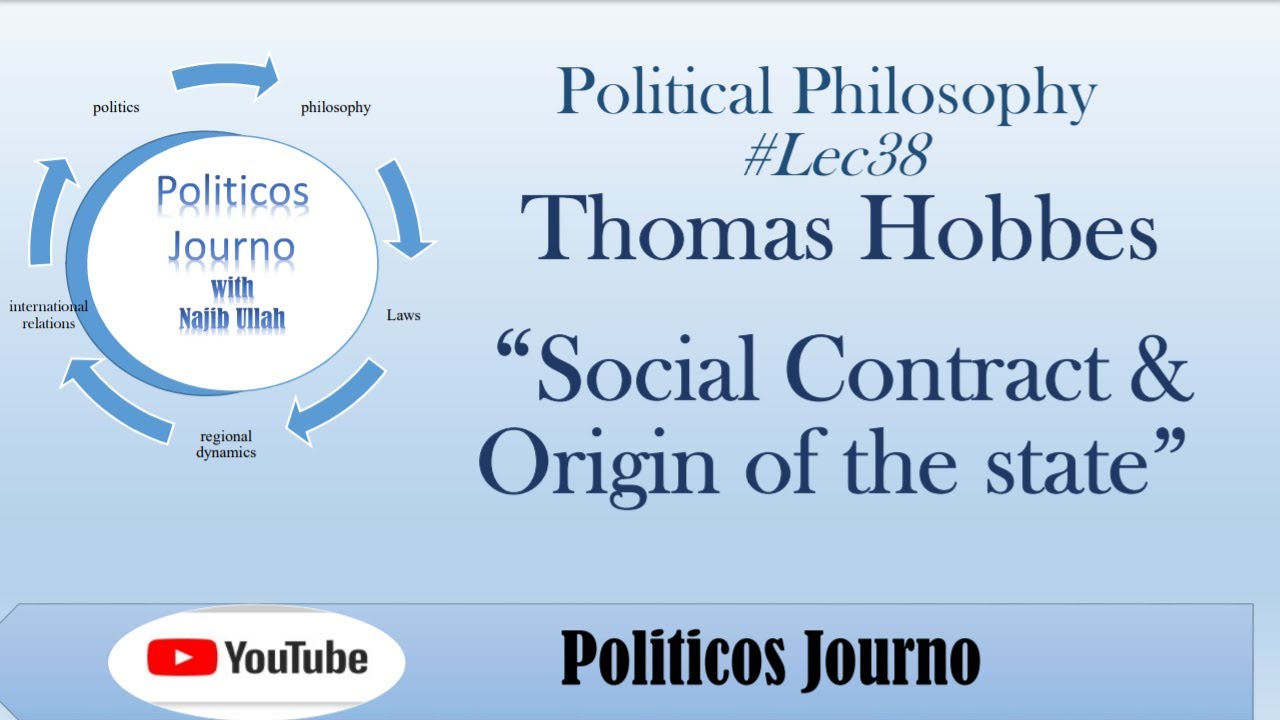 Thomas Hobbes on Social Contract and the creation of the state. #Pol ...