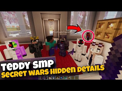 Teddy Smp secret wars hidden details that you missed || Teddy Smp ...