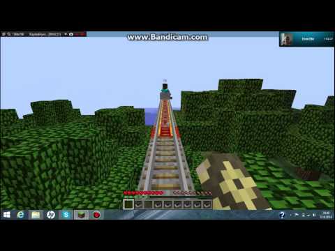 Minecraft eğlence treni mapını oynuyoruz