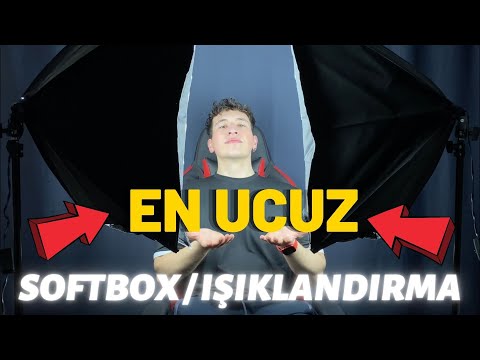 EN UCUZ YOUTUBER SOFTBOX (IŞIKLANDIRMA) / DEYATECH SOFTBOX KUTU AÇIMI & İNCELEME