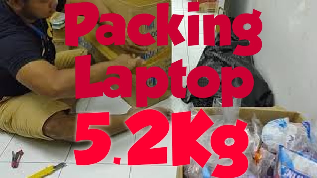 part01 packing laptop kirim ke ternate "tutorial packing laptop gaming ...