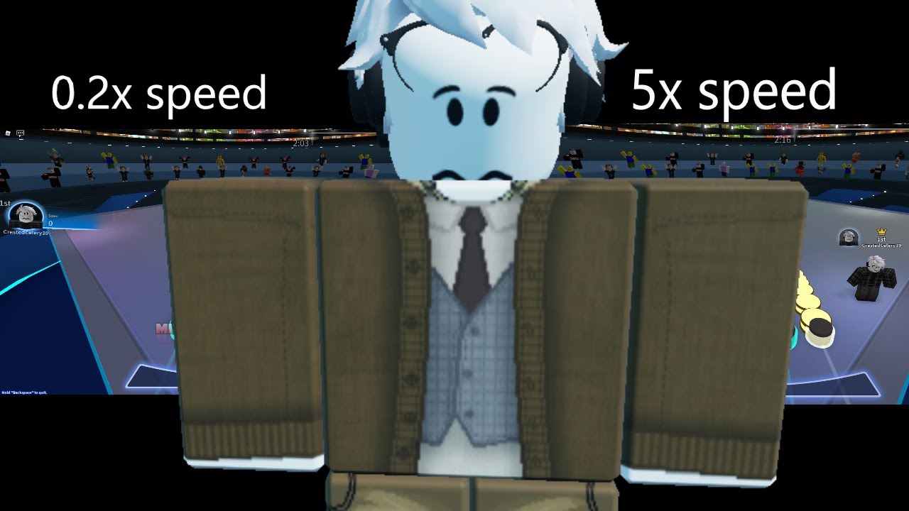 The Fastest Note Speed in RoBeats VS The Slowest Note Speed - YouTube