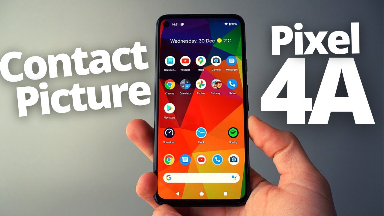 Add Contact on Home Screen & Add Picture to Contact in Google Pixel 4a ...