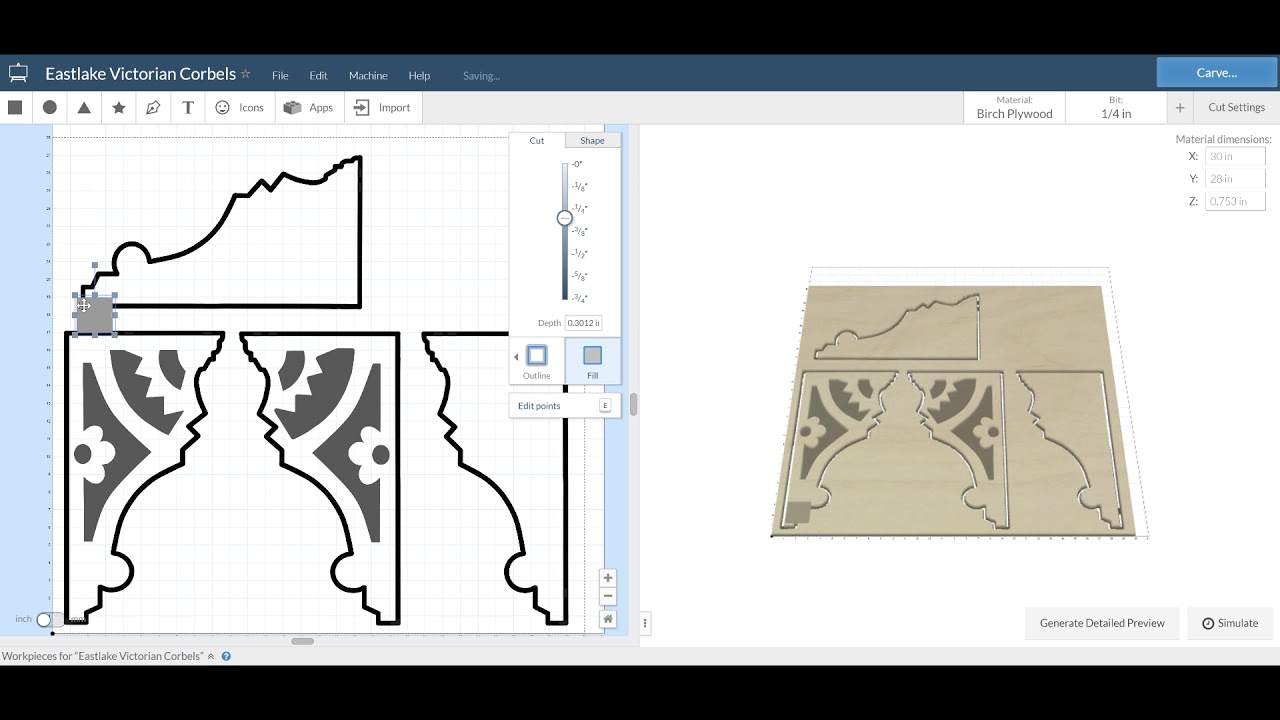 DIY Corbel with Inventables X-Carve - YouTube