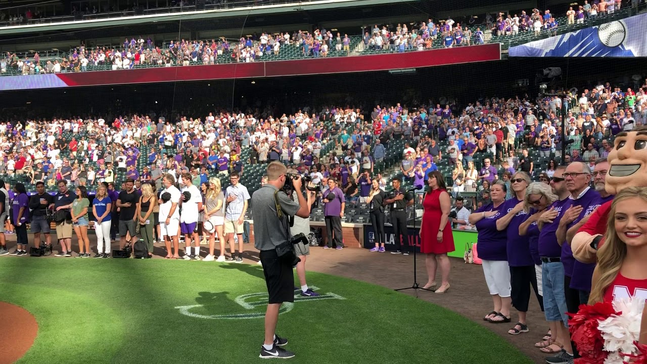 National Anthem sung by Jamie Reimer - YouTube