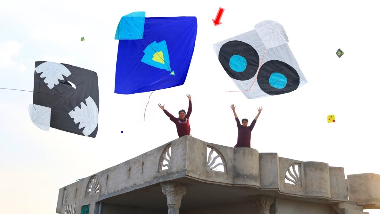 Abubaker Kite Catch Village Boy & Make Big Kite Nasir | Kite Lover 2025 ...
