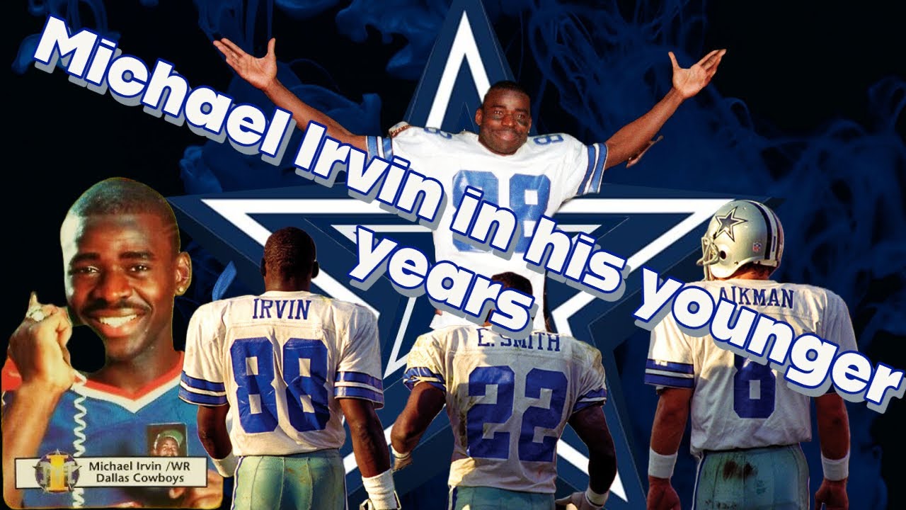 1988 and 1989 The Playmaker, Michael Irvin with the Dallas Cowboys ...