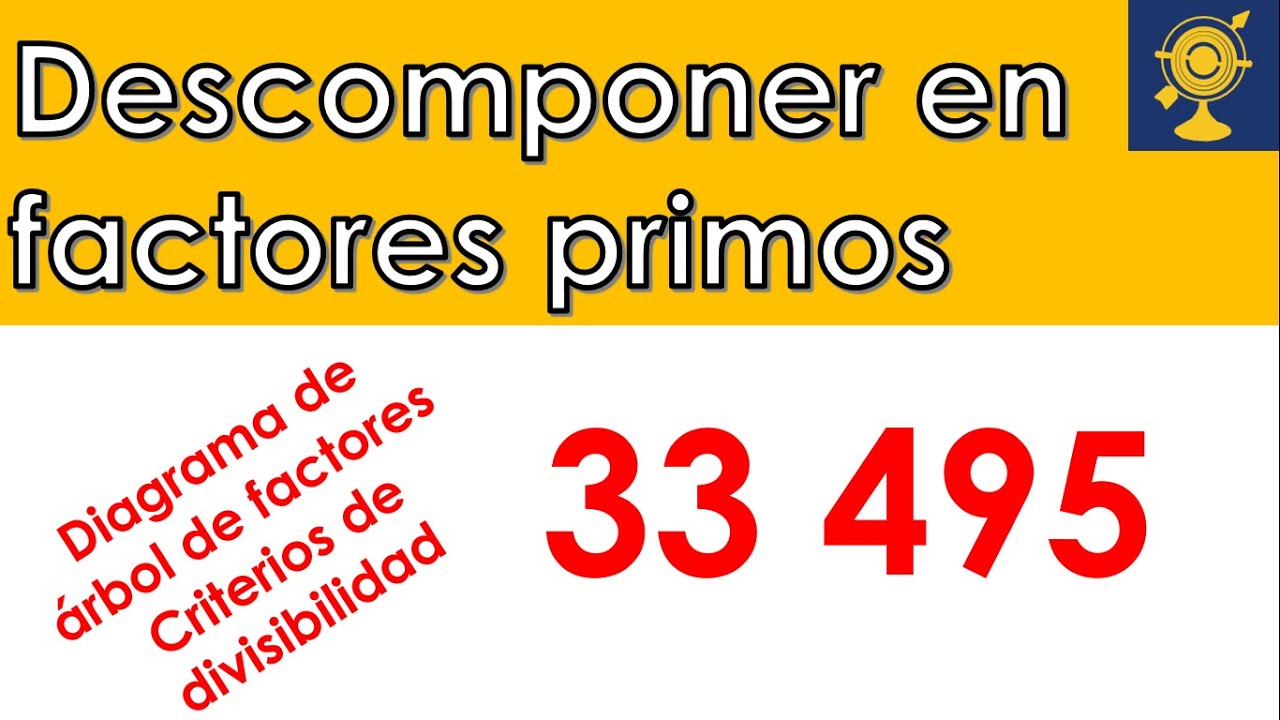 Descomponer en factores primos - Ejemplo aplicando los criterios de ...