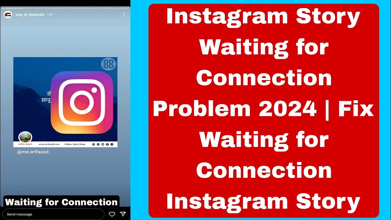Fix Instagram Story Waiting for Connection Problem 2024 | Waiting for ...