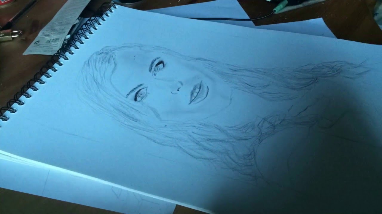 [SPEED DRAWING] Clarke from "The 100" - YouTube