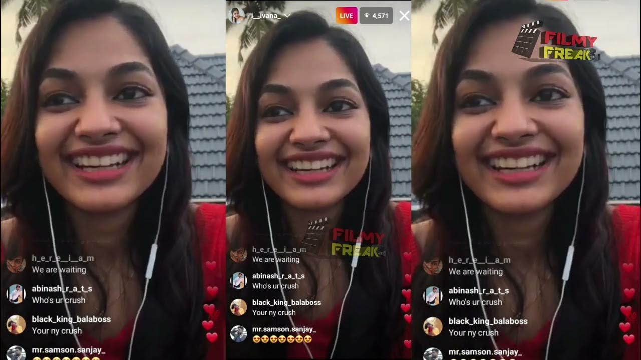 Love Today movie heroine Ivana First Live after Movie Release - YouTube