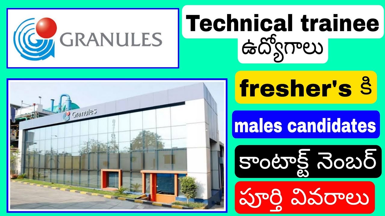 granules company recruitment for fresher's 1 80 LPA for annum full ...