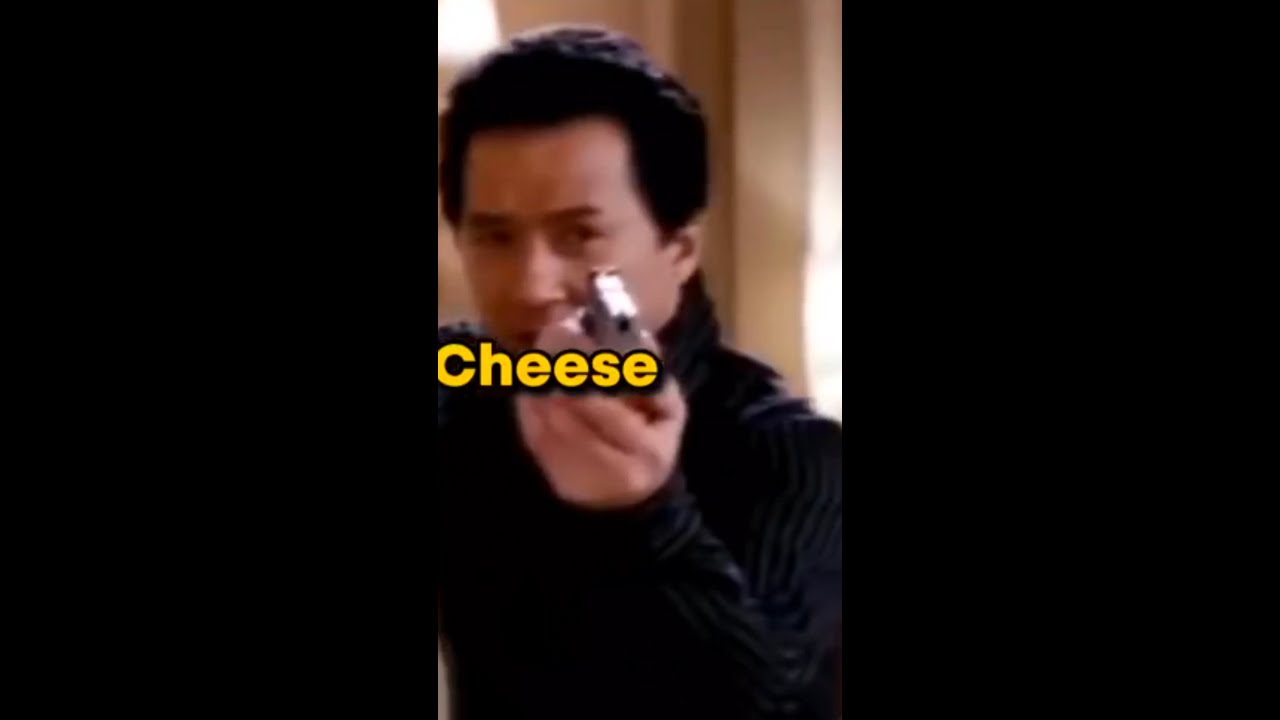Rush hour, Jacky Chan says Cheese instead of Freez - YouTube