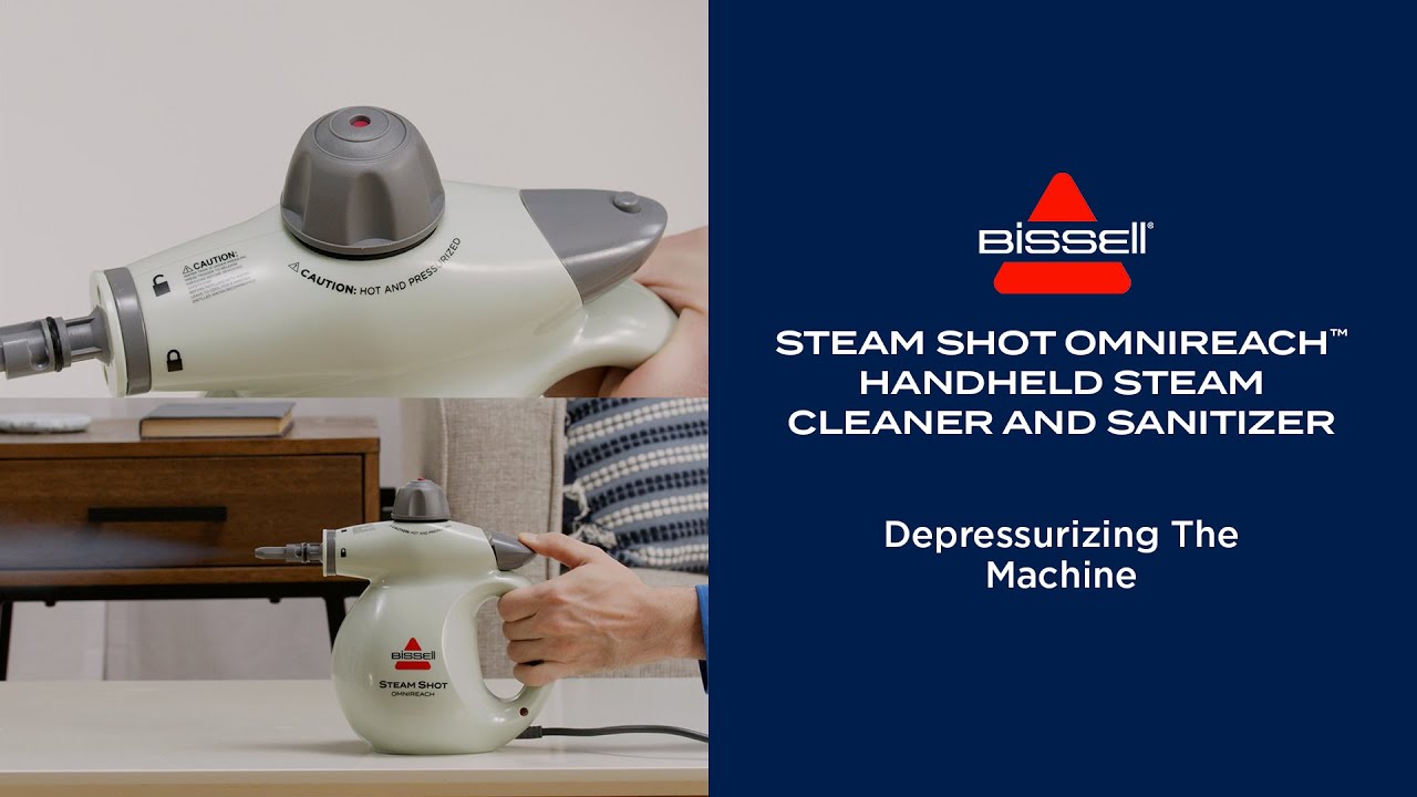Depressurizing the Machine | Steam Shot™ Omni / Steam Shot™ OmniReach ...