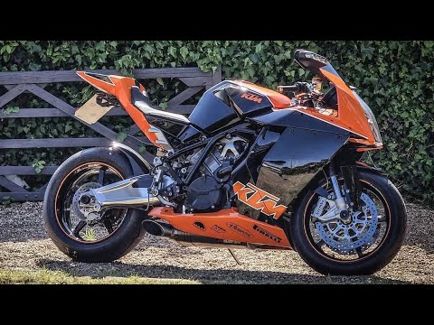 KTM RC8 Full AKRAPOVIČ Evo Titanium Exhaust Sound & Full with Custom Parts | Detailed Review ...