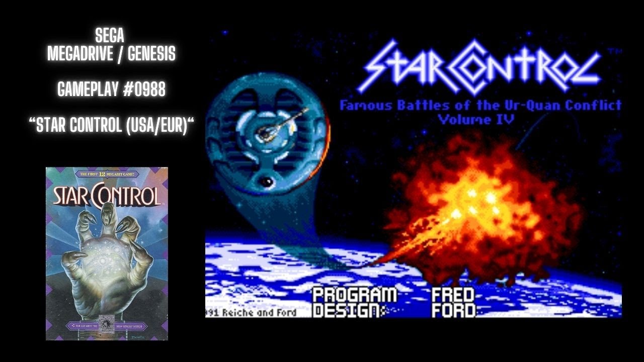 Star Control (USA/EUR) (Megadrive / Genesis / Gameplay #0988) - YouTube