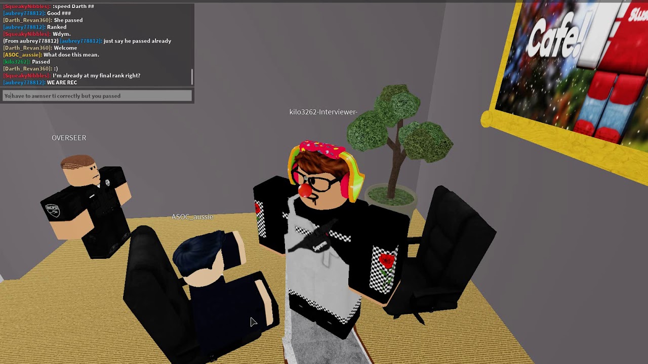 Roblox Slush Cafe Interview Center-Interviewing!- - YouTube