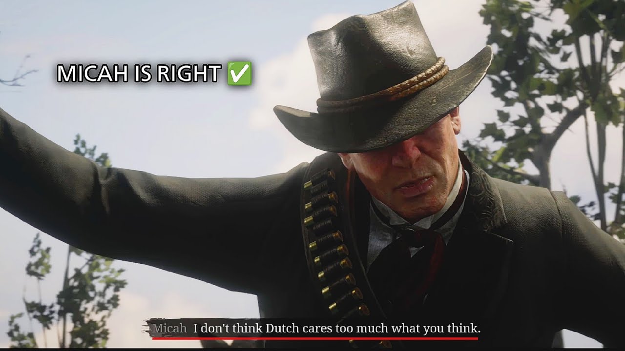 It's sad but Micah is right about this statement, and Arthur knows it ...