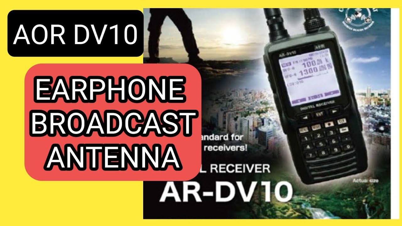 AOR AOR-DV10 , EXTERNAL BROADCAST Antenna & BLUETOOTH SENDER - YouTube