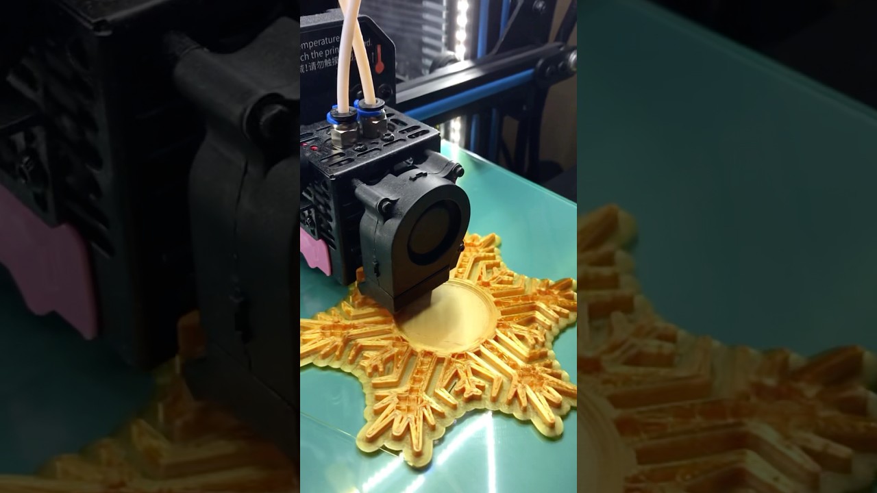 3D Printed Snowflake Tea Light Holder #3d #3dprinting #snow #snowflake ...