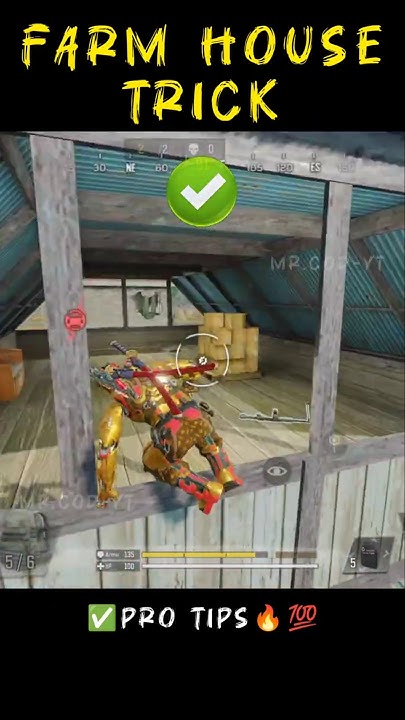 Try Farm House Trick💪Pro Settings in CODM BR💯🔥🤕CODM Pro Setting #shorts #codmbr #codm #ff #ogcod ...