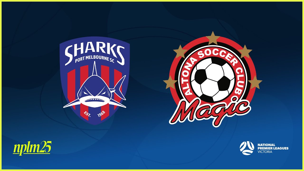 2025 NPLMVIC Round 12: Port Melbourne Sharks SC v Altona Magic SC - YouTube