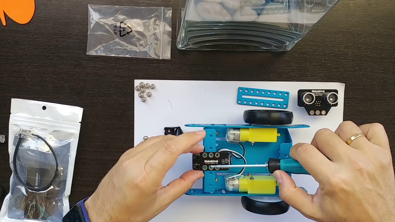 Mbot 1.2 Montaje sensor Infrarojos - YouTube